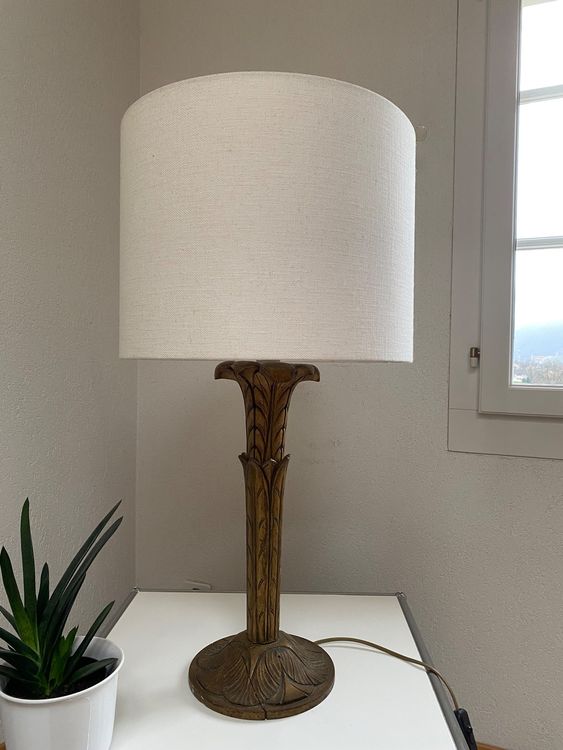 Art Deco Antik Tisch Lampe geschnitzt (Gebraucht) in Buochs für CHF 86 ...