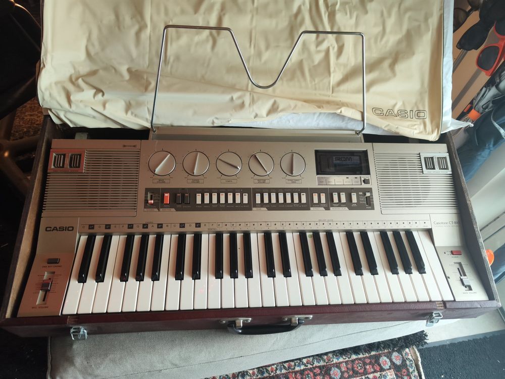 Casiotone CT-810, Baujahr 1985. inkl. diversen ROM Module! (Gebraucht ...