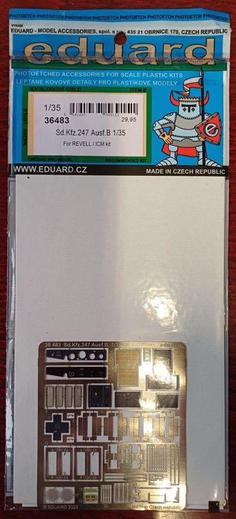 Eduard 36483 Sd.Kfz.247 Ausf.B 1:35 for ICM / Revell (Neu und ...