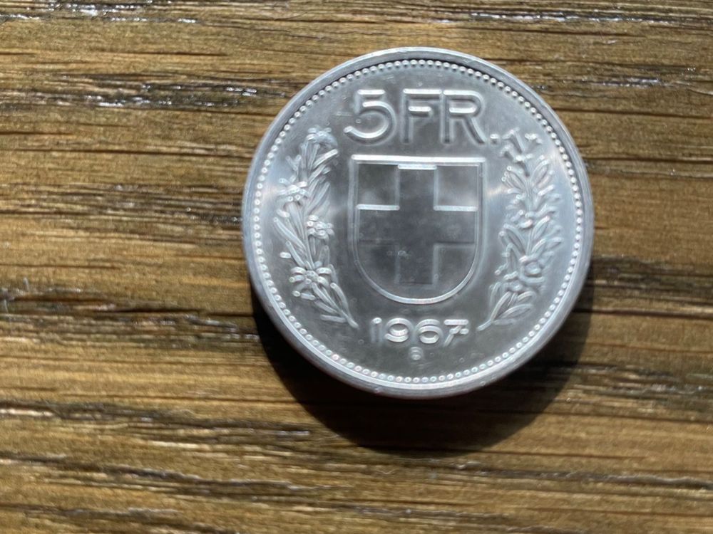5 Franken 1967 Schweizer Silber | Kaufen auf Ricardo