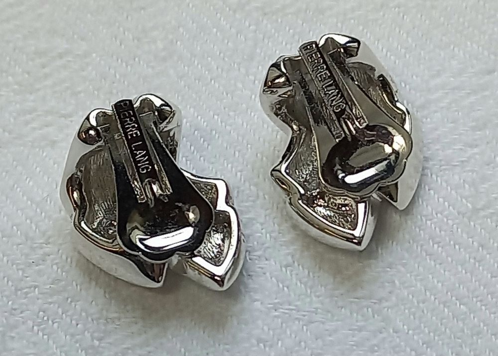 Pierre Lang Ohrclips, silberfarben, Top Zustand! (Gebraucht) in Buchs ...