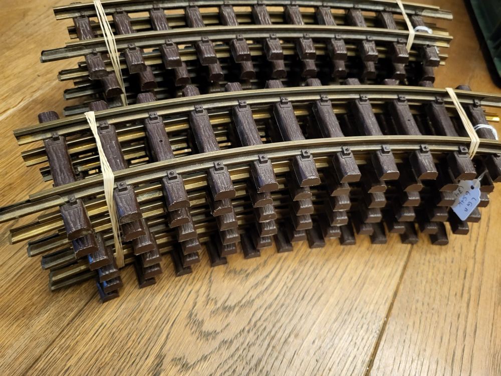 12x LGB Lehmann Bogen Gleise SPUR G (Gebraucht) in Sonceboz-Sombeval ...
