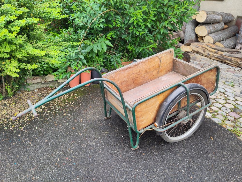 Vintage Veloanhänger / Mofaanhänger gross, 'Sachs' Bremsen | Kaufen auf ...