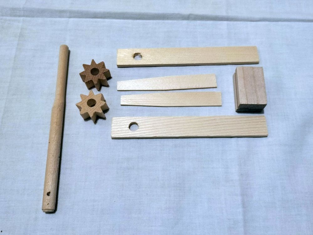 Bausatz für Holzrätsche - kleine 2er Ratsche (Neu und originalverpackt ...