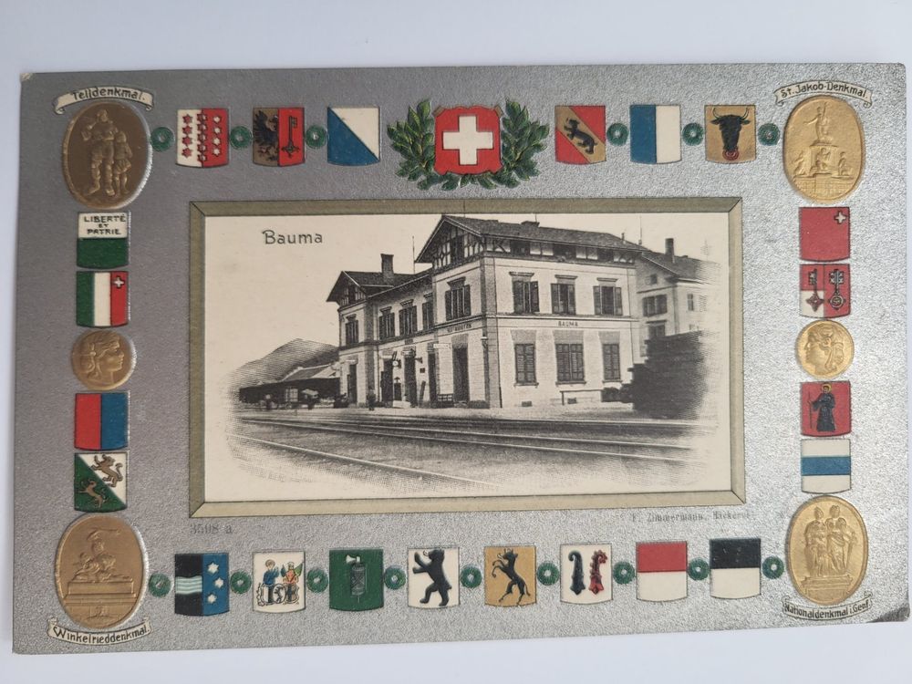 Ansichtskarte Bauma Bahnhof Tössbahn (Gebraucht) in nunningen für CHF ...