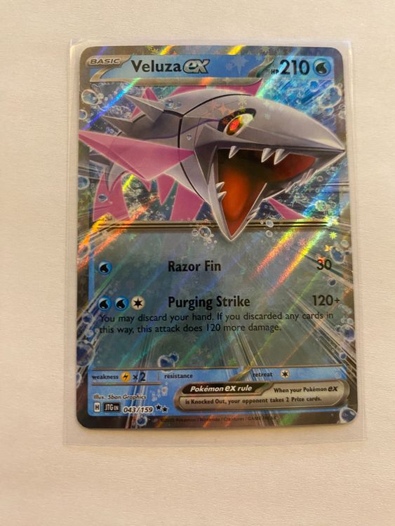 Pokemon Veluza EX 043/159 Journey Together EN (Neu (gemäss Beschreibung ...