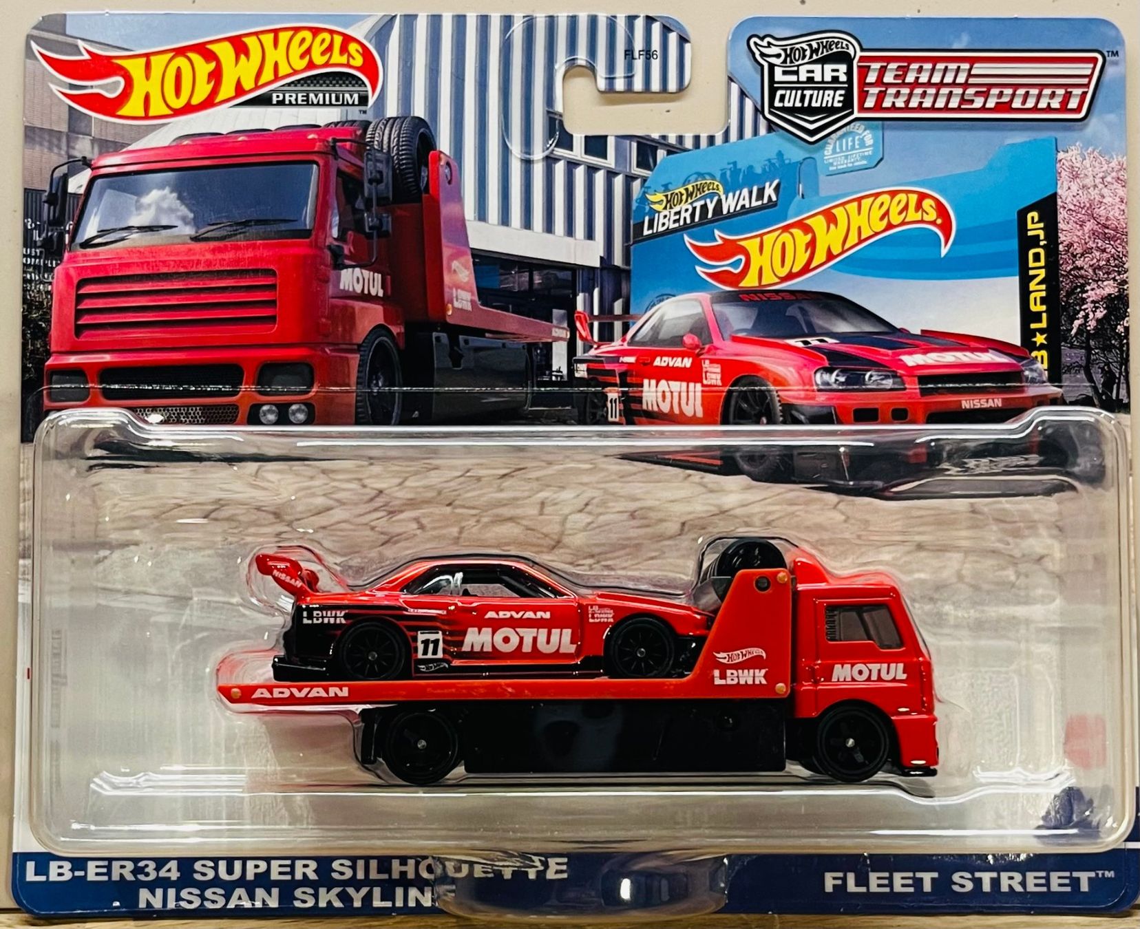 Hot Wheels - ER34 Super Silhouette Skyline (Team Transport) (Neu und ...