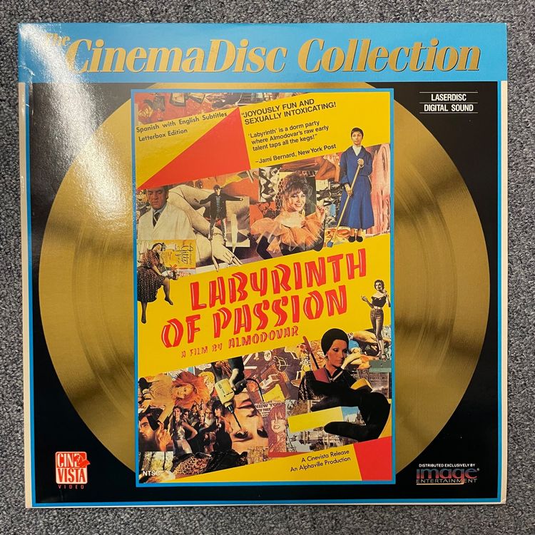 Labyrinth Of Passion - LASER DISC - Englisch Orig. (Gebraucht) in Stans ...