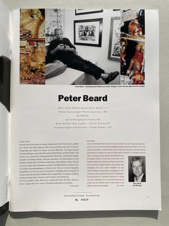 Peter Beard: Stern spezial FOTOGRAFIE portfolio NO 28 RAR! (Neu (gemäss ...