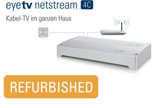 Geniatech EyeTV Netstream 4C, DVB-C-Netzwerk-Tuner (Refurbi (Gebraucht ...