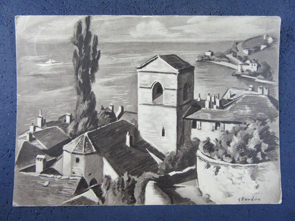 ST-SAPHRIN L'EGLISE VD LAVAUX AK-KÜNSTLER G.VAUDOU 1937 | Kaufen auf ...