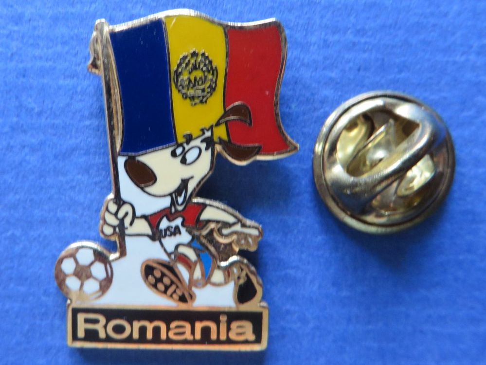 PIN'S PIN, FUSSBALL WM USA 94, ROMANIA FLAGGE RUMÄNIEN (Gebraucht) in ...