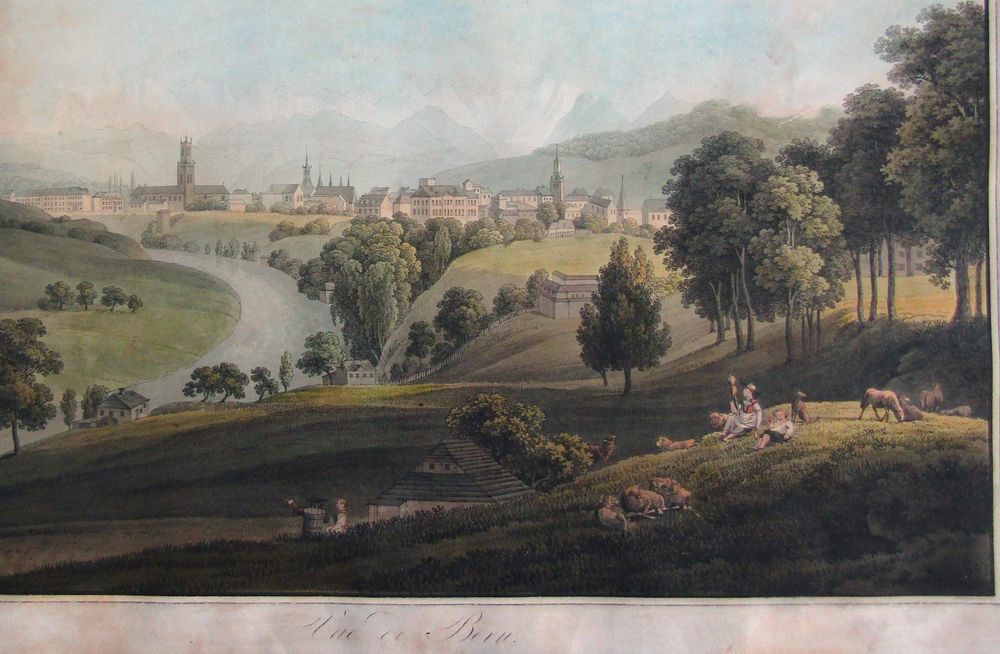 Bern grosser Umrissstich von Richter sehr selten (Gebraucht) in Rafz ...