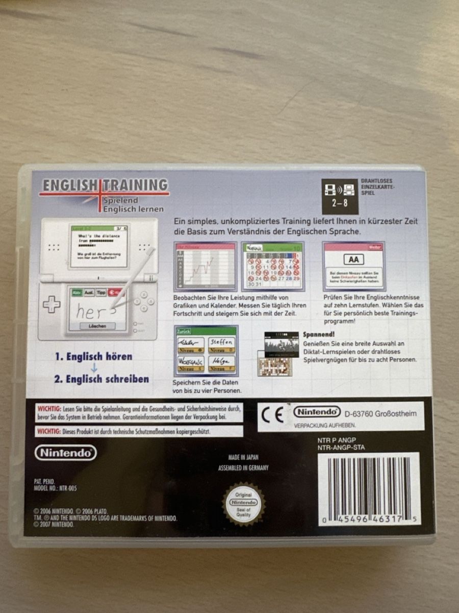 Nintendo DS Spiel - English Training - Top Zustand! (Gebraucht) in ...