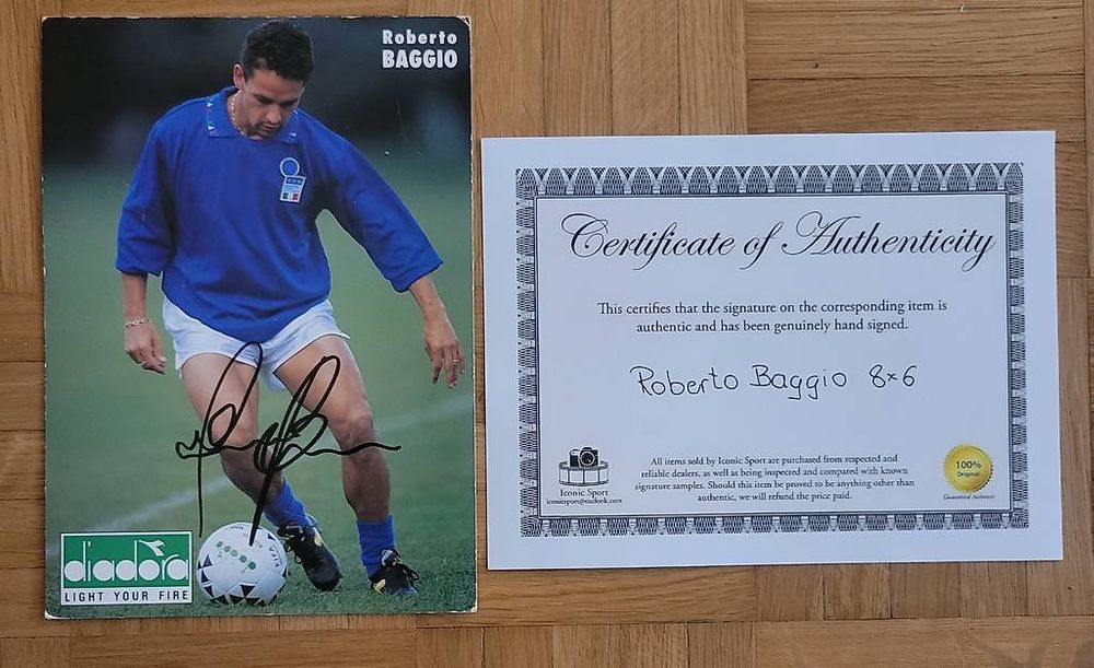 Roberto Baggio autogramm (Gebraucht) in Zürich für CHF 65 – nur ...