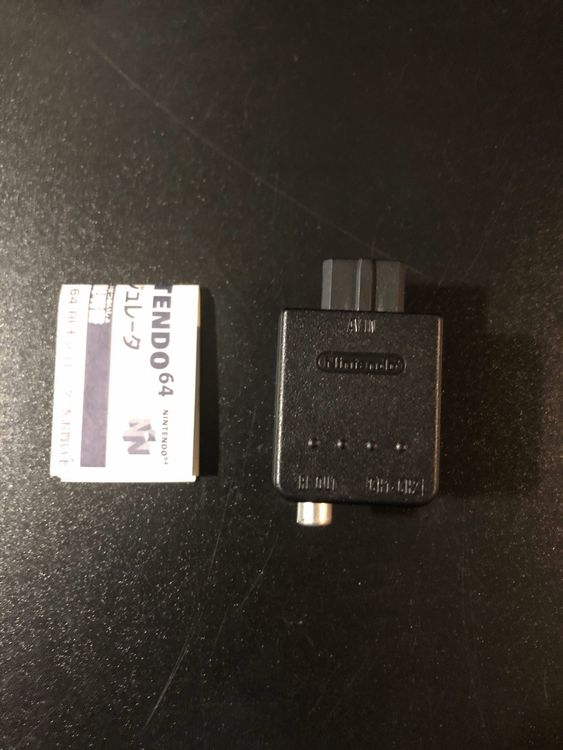 RF Adaptor Nintendo N64 Japan Import mit original Verpackung (Neu ...