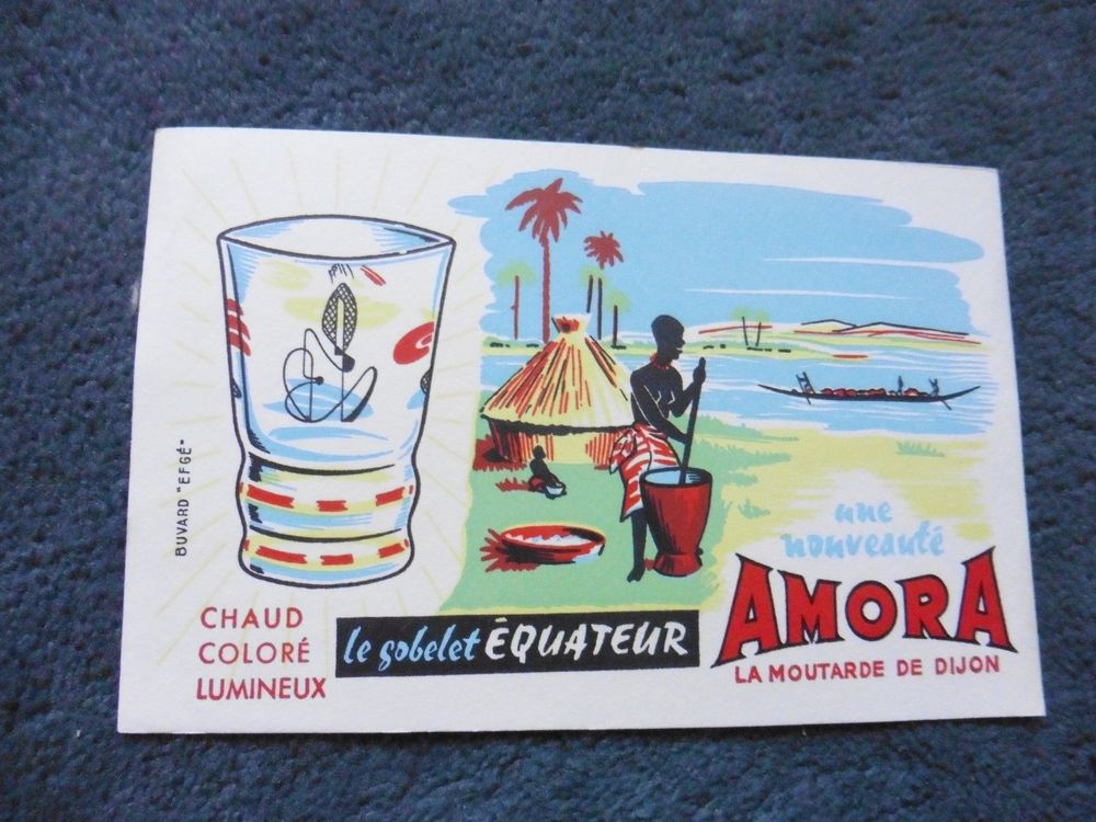 AMORA,Senf,Leberpain,6 antike Werbe-Grafiken,Eskimo,Tiere | Kaufen auf ...