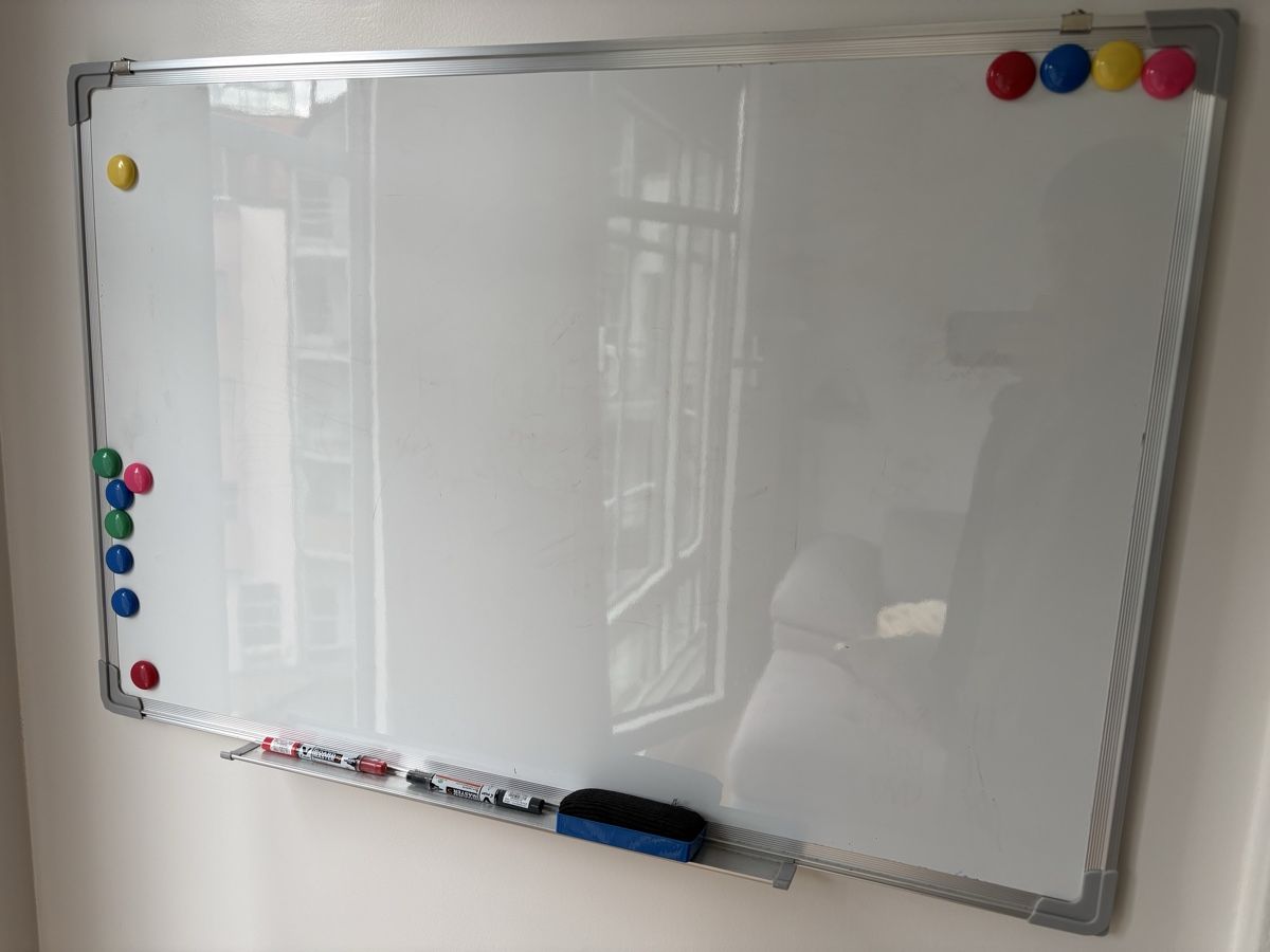 Whiteboard mit Schreibern und Magnete (Gebraucht) in St. Gallen für CHF ...