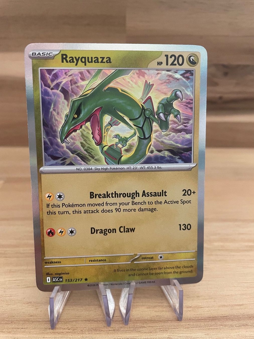 Pokemon Ascended Heroes Rayquaza 153/217 EN Holo (Gebraucht) in Biel ...