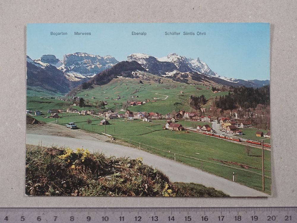 Weissbad AI, mit Schwende, gegen Alpstein, 1973 (Gebraucht) in Lenzburg für CHF 2 – mit ...