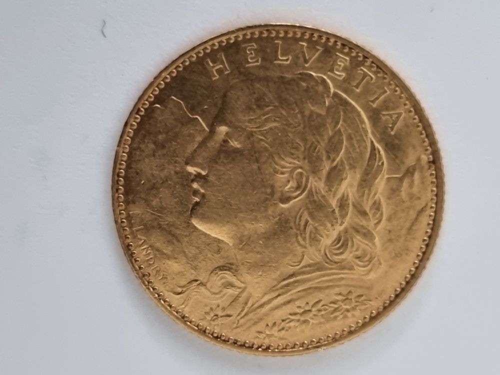 Vreneli 10 Fr 1915 (Gebraucht) in Clarens für CHF 250 – mit Lieferung ...