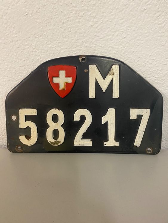 Plaque ancienne, armée Suisse, rare Selten! Schweizer Armee (Gebraucht ...