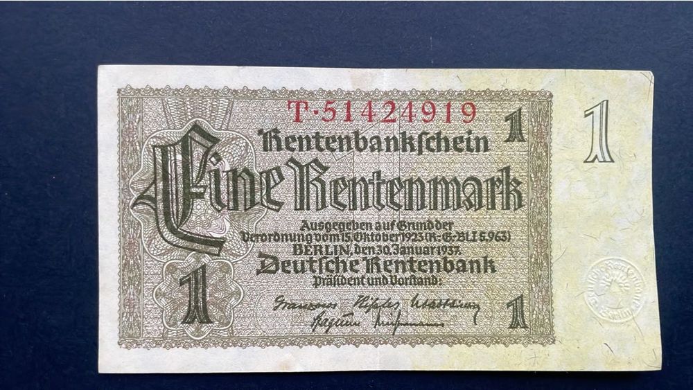 Historische Rentenmark 1937, Sammlerstück | Kaufen auf Ricardo