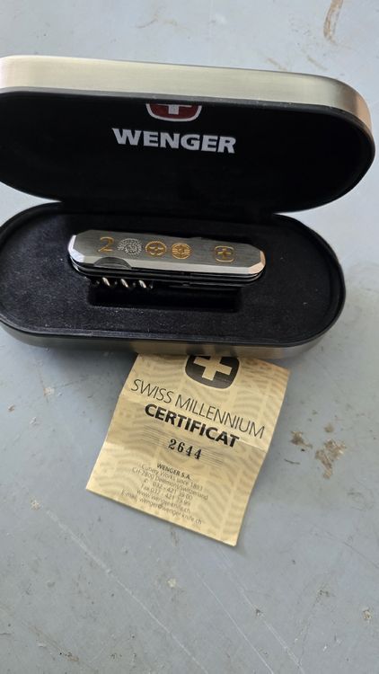 Couteau Suisse Wenger Millenium 2000 Neuf (Gebraucht) in Cressier NE für CHF 183 – mit Lieferung ...