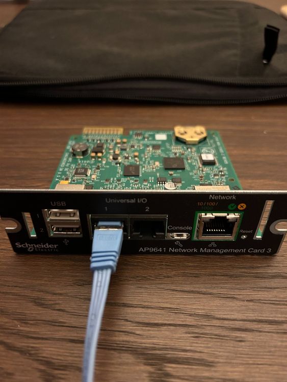 APC UPS Network Management Card 3 AP9641 inkl. AP9810 (Gebraucht) in Hunzenschwil für CHF 79 ...