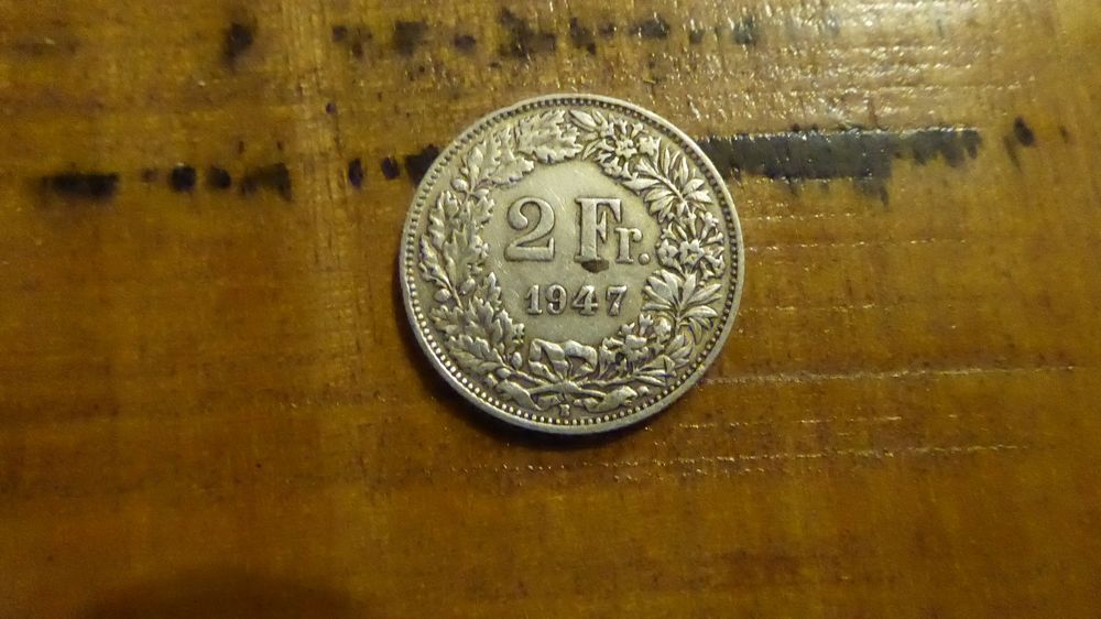 Silber 2 Franken 1947 | Kaufen auf Ricardo