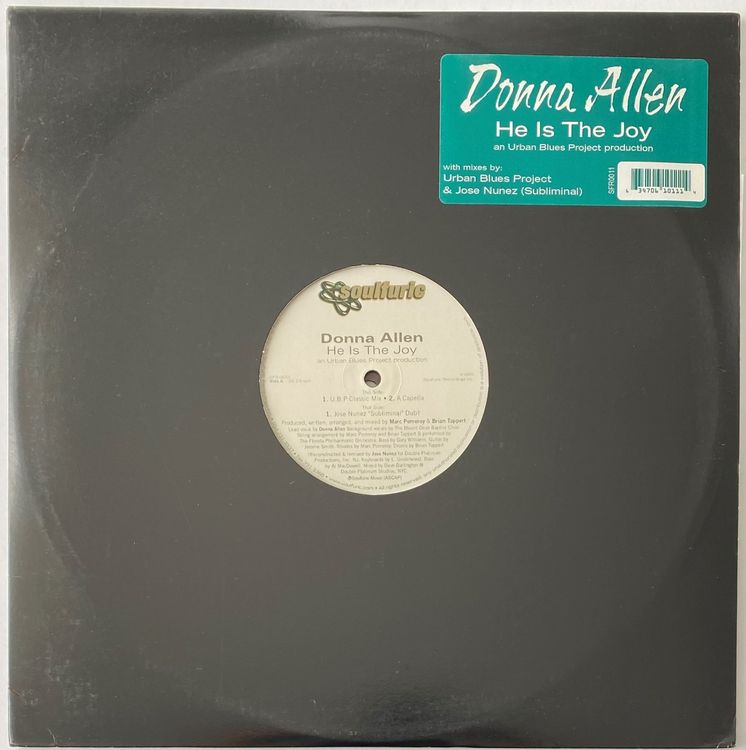 Donna Allen, He Is The Joy, Jose Nunez Mix... (House) (Gebraucht) in ...