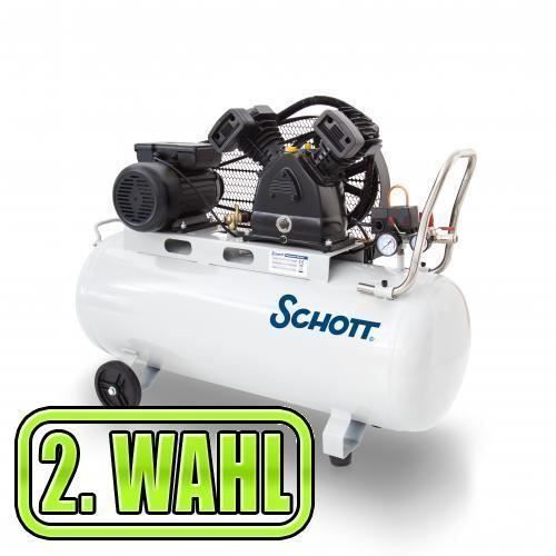Schott Druckluft Kompressor 100l - 2200W (Neu (gemäss Beschreibung)) in ...
