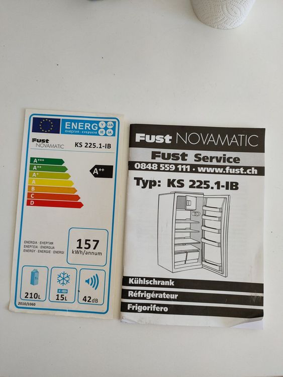 Novomatic Kühlschrank KS 225.1-IB | Kaufen auf Ricardo