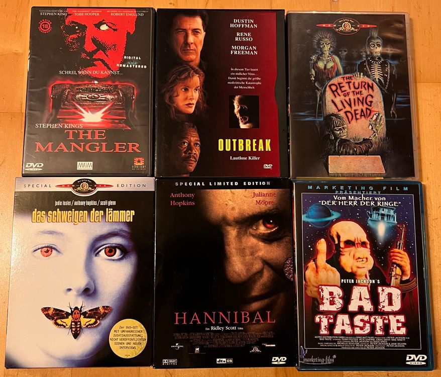 Horror Collection 6 DVDs [6 DVDs] (Gebraucht) in Unterengstringen für ...