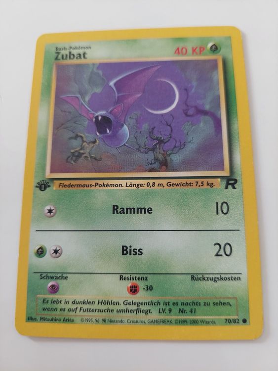 Zubat 1. Edition aus Team Rocket 70/82 | Kaufen auf Ricardo