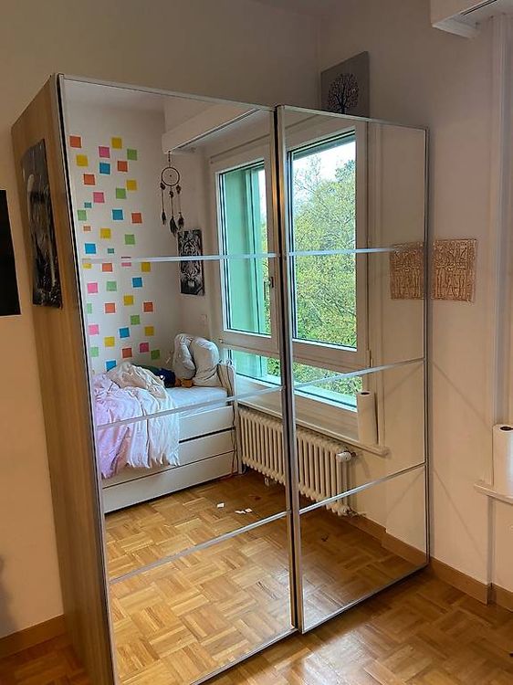 IKEA PAX Wardrobe avec porte miroir coulissante (Gebraucht) in Lausanne ...