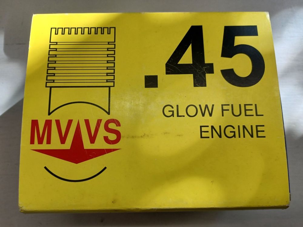 Motor Modellflug, Glow Plug Engine, MVVS 0.45 /7.5cc GFS ABC (Neu und originalverpackt) in ...