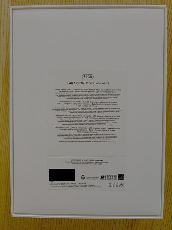 Apple iPad Air 5. Generation (M1), Top Zustand (Gebraucht) in Sempach ...