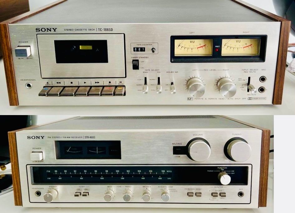 SONY Ultra Rare Vintage VU-METER STR TC Ampli + Kassette | Kaufen auf Ricardo
