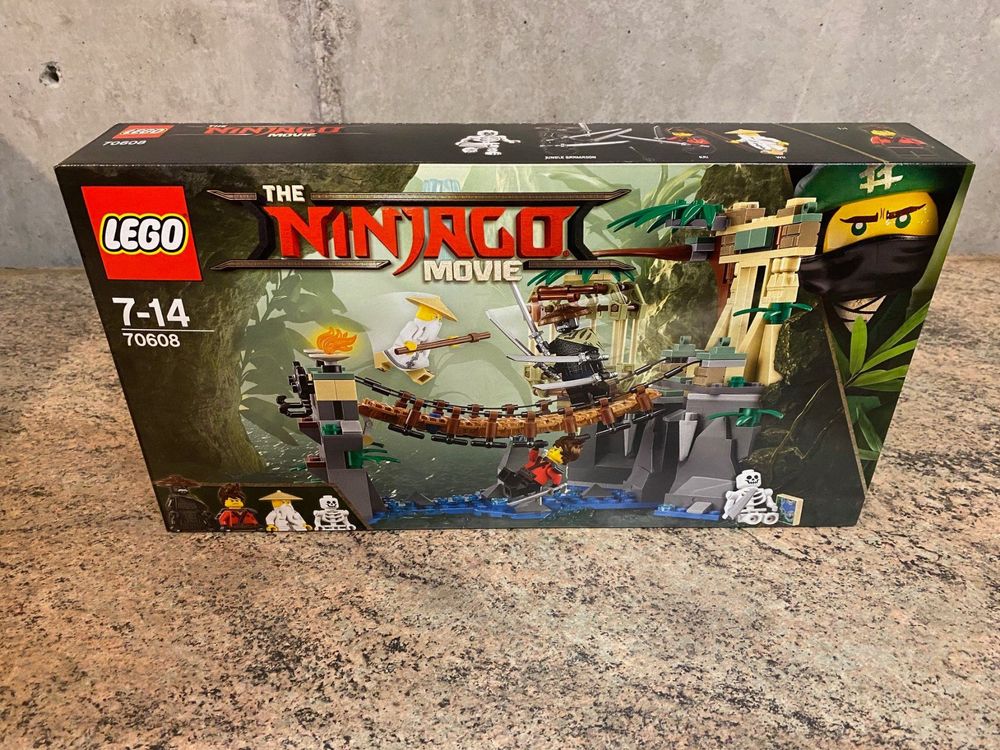 LEGO-70608-NINJAGO-MEISTERS WU-WASSERFALL (Neu und originalverpackt) in ...