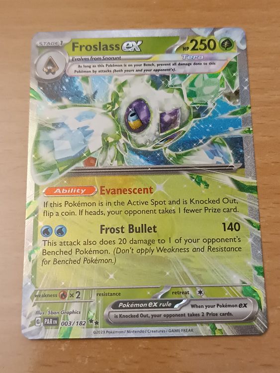 Froslass EX 003/182 Double Rare Paradox Rift (Gebraucht) in Luzern für ...
