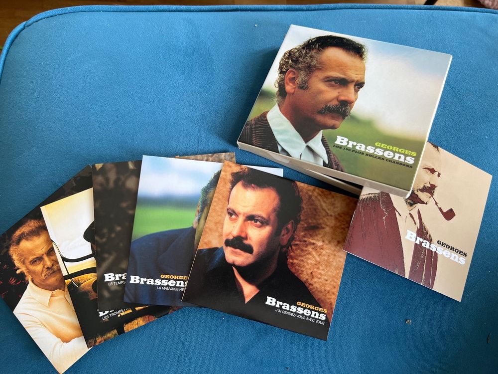 Box 5CD « Brassens, les 100 plus belles chansons » (Gebraucht) in Bouveret für CHF 14.5 – mit ...