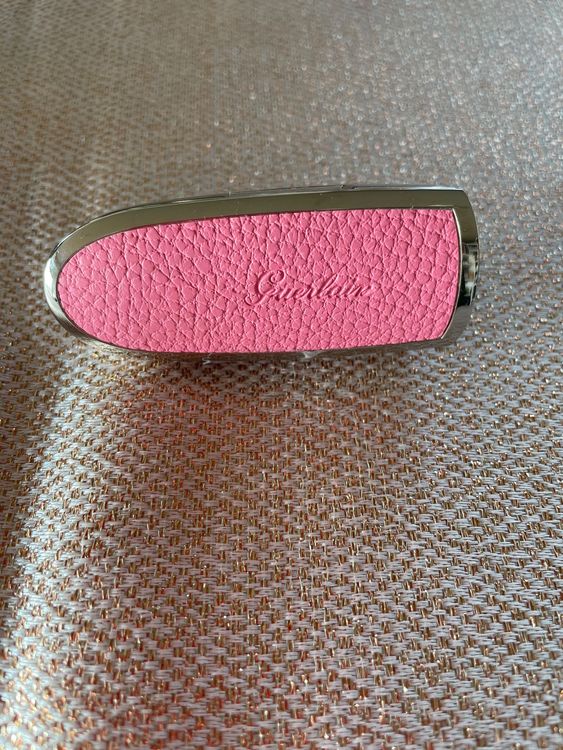 Guerlain 1 Case für Lippenstifte rosa Leder (Neu (gemäss Beschreibung ...
