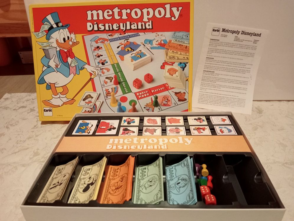 Metropoly Disneyland 1988 Neuwertig Komplett mit Anleitung (D'occasion ...