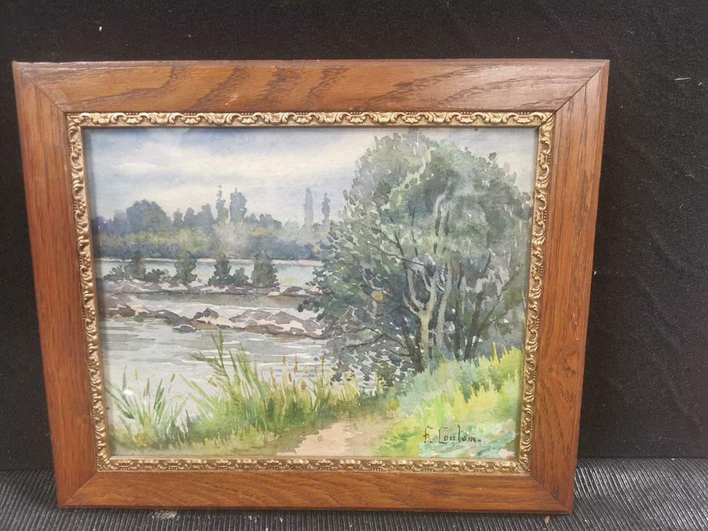 MAGNIFIQUE AQUARELLE SIGNÉE (Gebraucht) in Genève für CHF 39 – mit Lieferung auf Ricardo kaufen