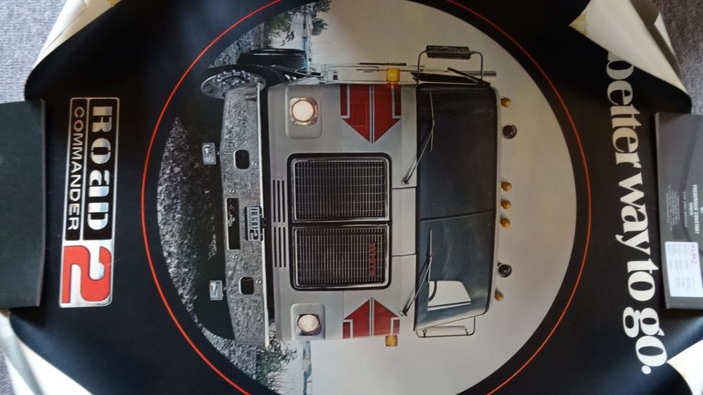 Poster White Road Commander 2 Truck USA Vintage Fan Sammler (Gebraucht ...