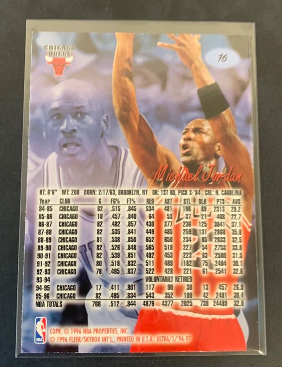 NBA Michael Jordan Fleer Ultra Card (Neu (gemäss Beschreibung)) in ...