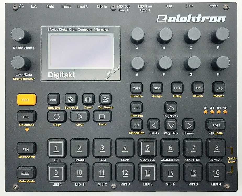 Elektron Digitakt | 8 voice digital drum computer & sampler (Gebraucht ...