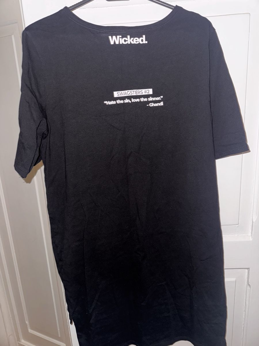 Schwarzes Wicked Faithless Sommer T-Shirt, Top Zustand! (Gebraucht) in ...