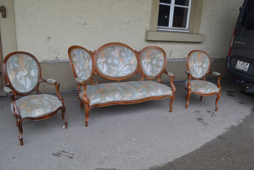 Antikes Sofa-Sessel-Set, Vintage Möbel, Top Zustand! (Gebraucht) in Wil SG für CHF 350 – nur ...